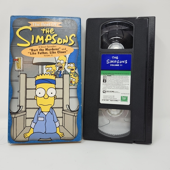 Simpsons | Media | The Simpsons Volume 1 Vhs Tape Black | Poshmark